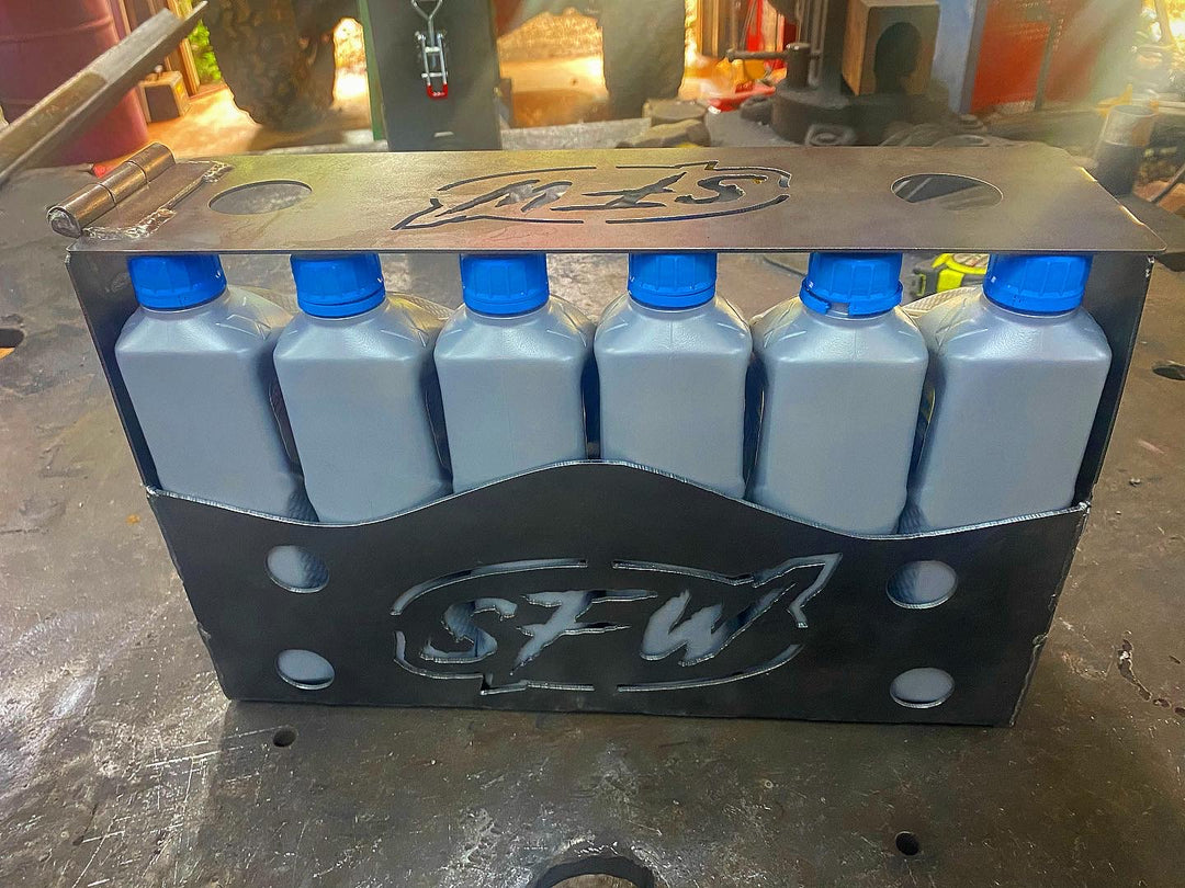 6 Quart oil caddy – Sinister Fab Worx